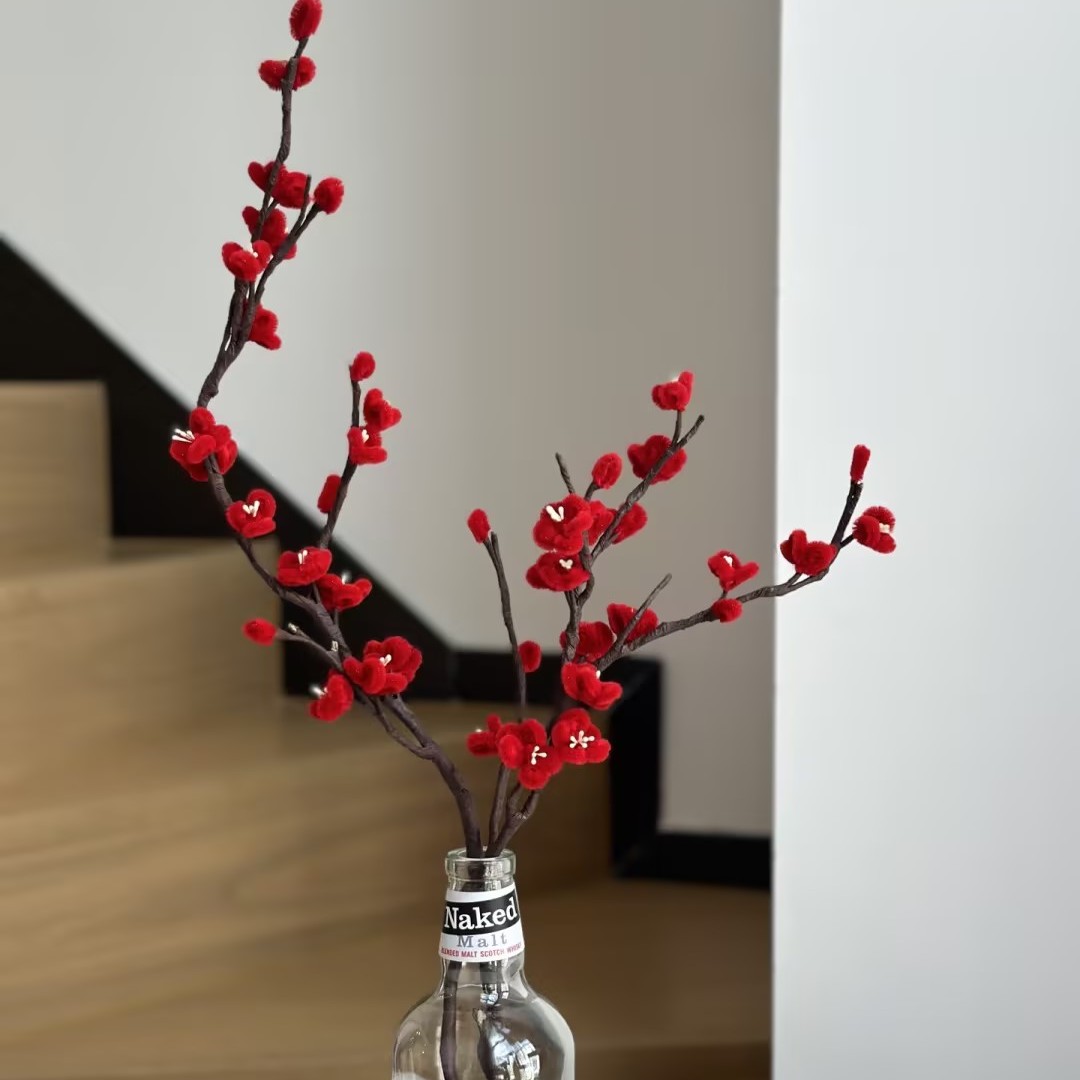 DIY Pipe Cleaners Kit - Plum Blossom