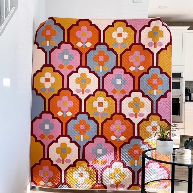 Meet Wallflower Quilt Pattern-with instruction