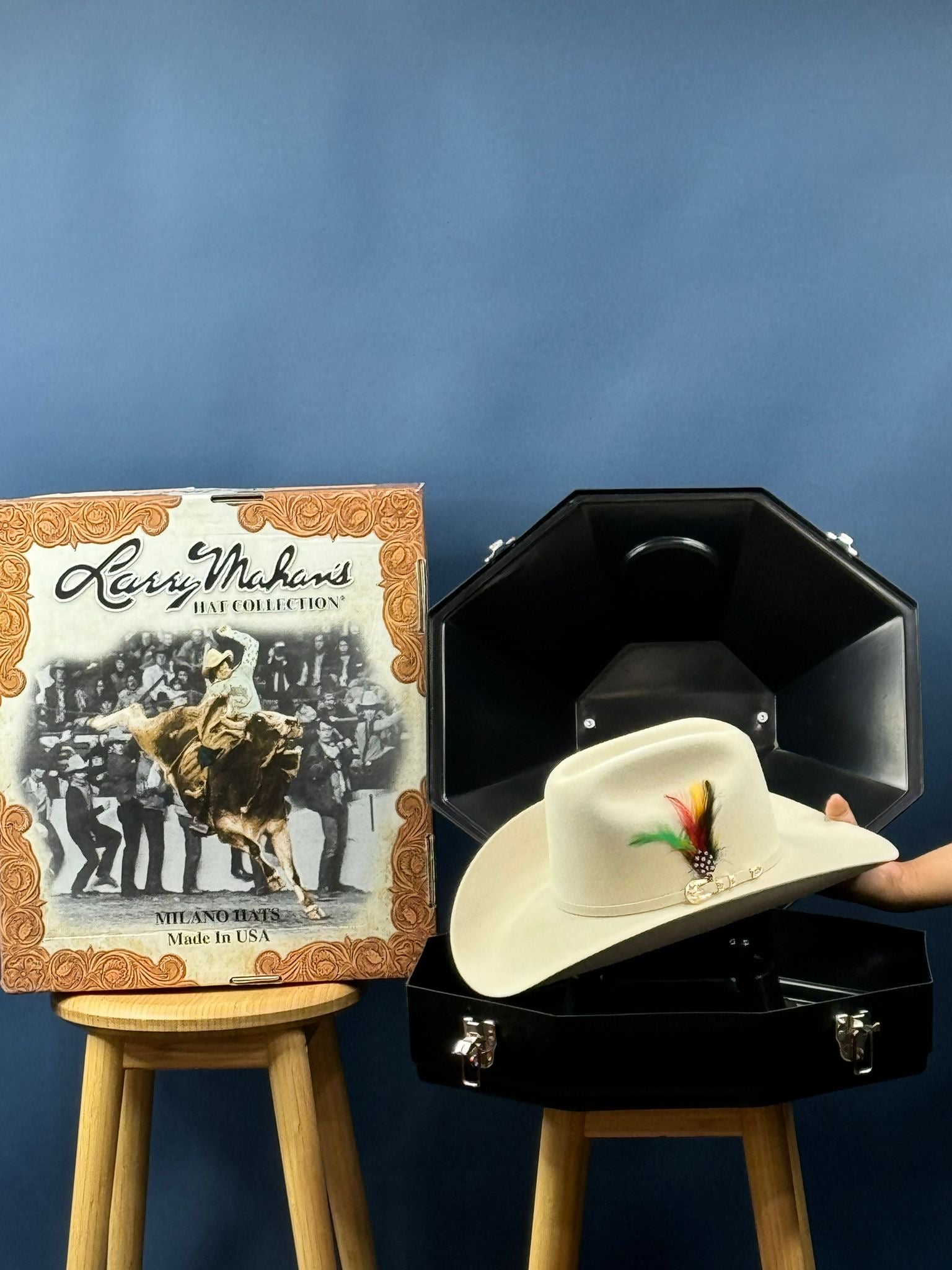 LARRY MAHAN´S 500X SUPERIOR COWBOY HAT SILVER BELLY