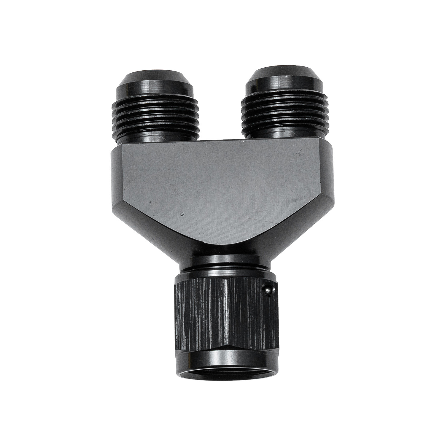 Alloyworks Y Block Adapter Fitting 10 AN Female To Parallel Exit Dual ...