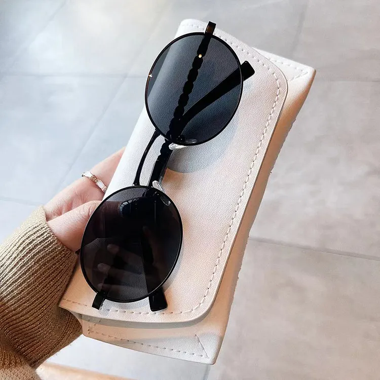 Oval Shape Sun glasses Men Women European American Style Anti-glare ...