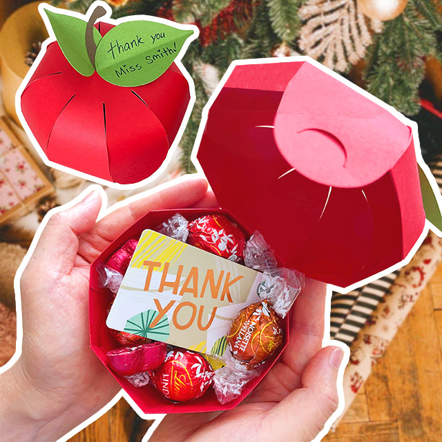 Apple Gift Holder/Teacher Appreciation Gift Template Set