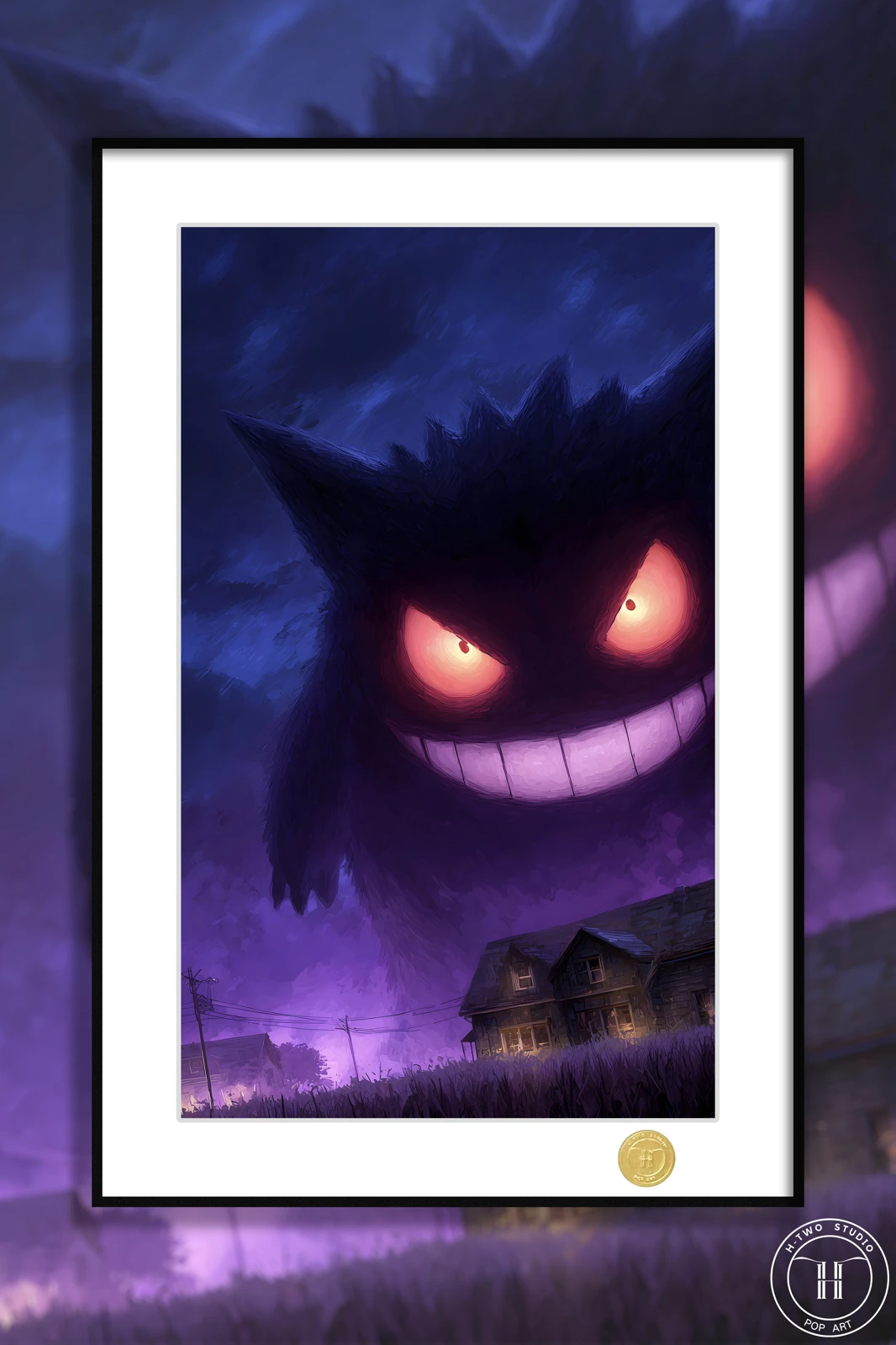 Gengar Decorative Painting - Pokemon - H-TWO Studio