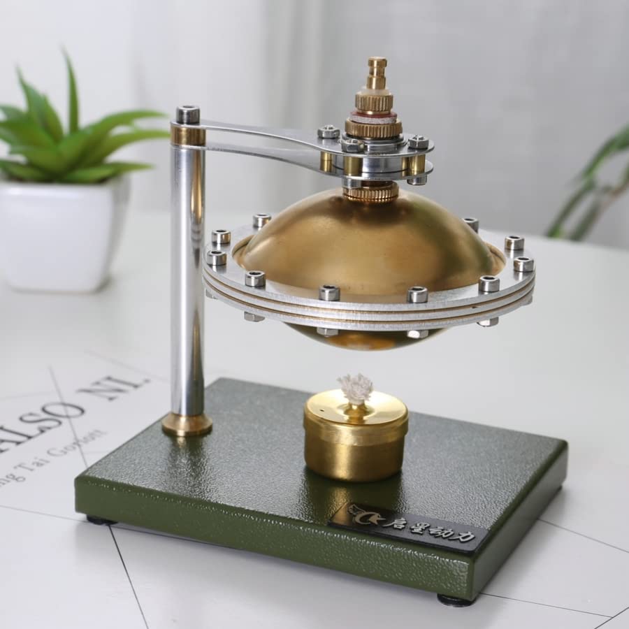 Hot Air Stirling Engine Motor Model DIY Unassembled Steam Flying Saucer ...