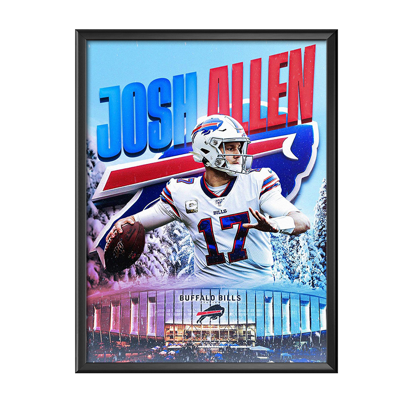 Josh Allen-Buffalo Bills Poster Art