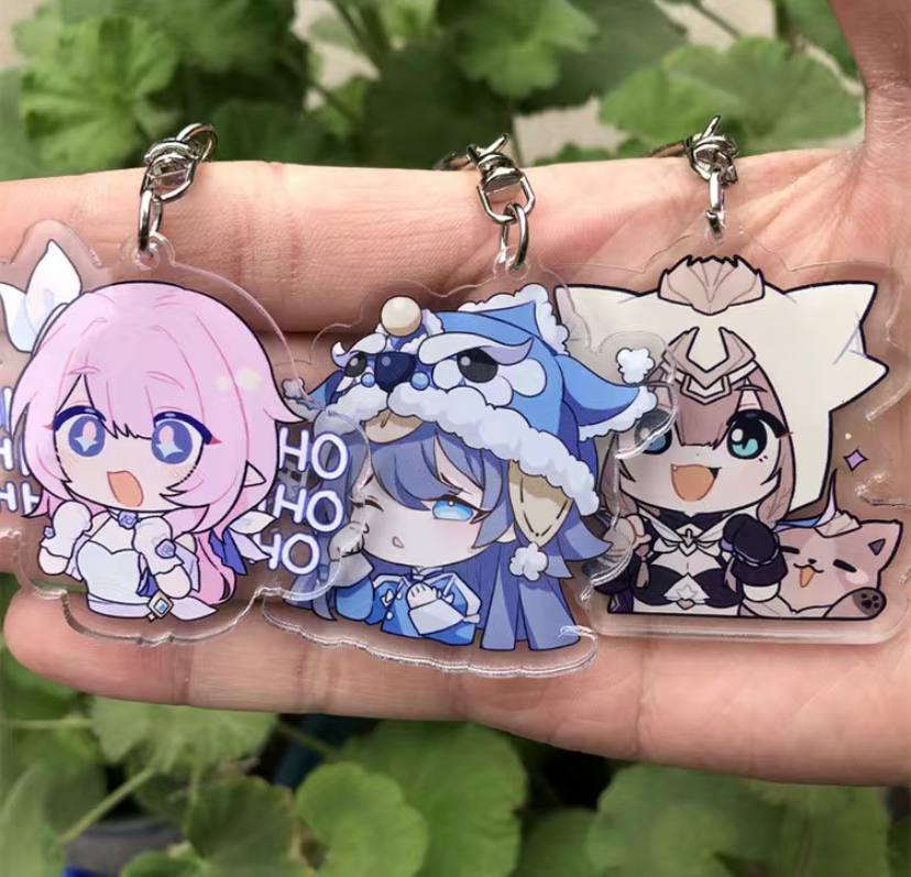 Honkai 3d Acrylic Keychains