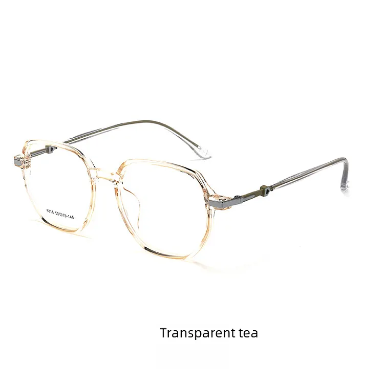 06-8816 Fashionable Multi-sided Retro Transparent Glasses Frame Ultra ...