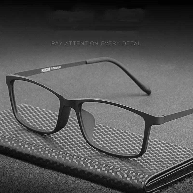 New Men Business Glasses Frame TR90 Glasses Frame Female Square Frame ...