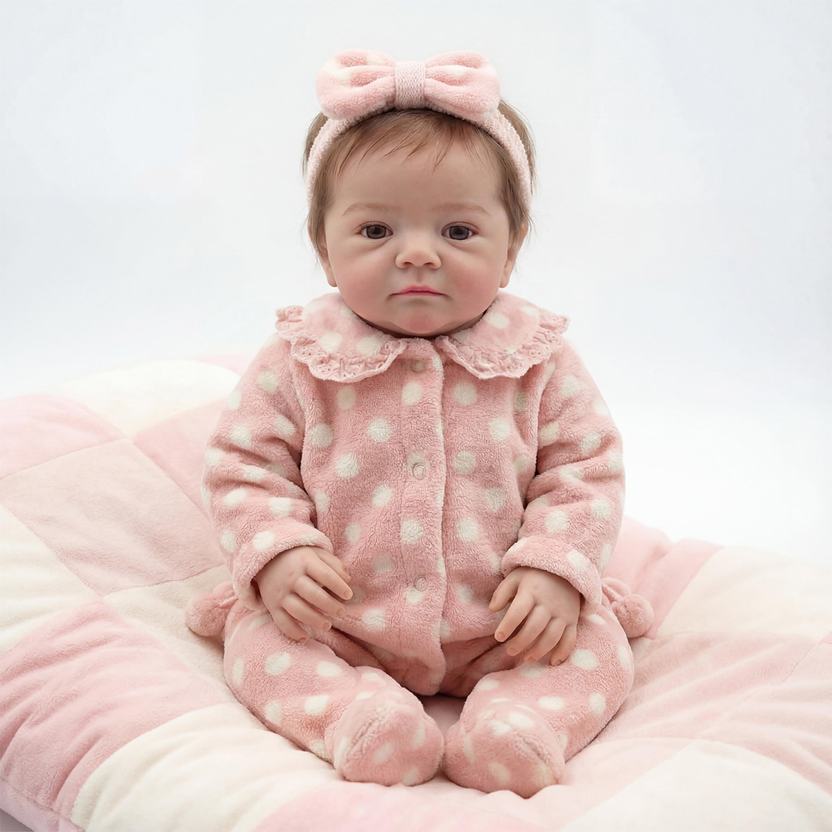 reborn baby dolls 18 inches awake girl with lifelike heartbeat and ...