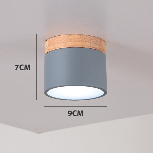 Ceiling Lamp Nordic Round diameter 9cm corridor Aisle small Cylindrical ...