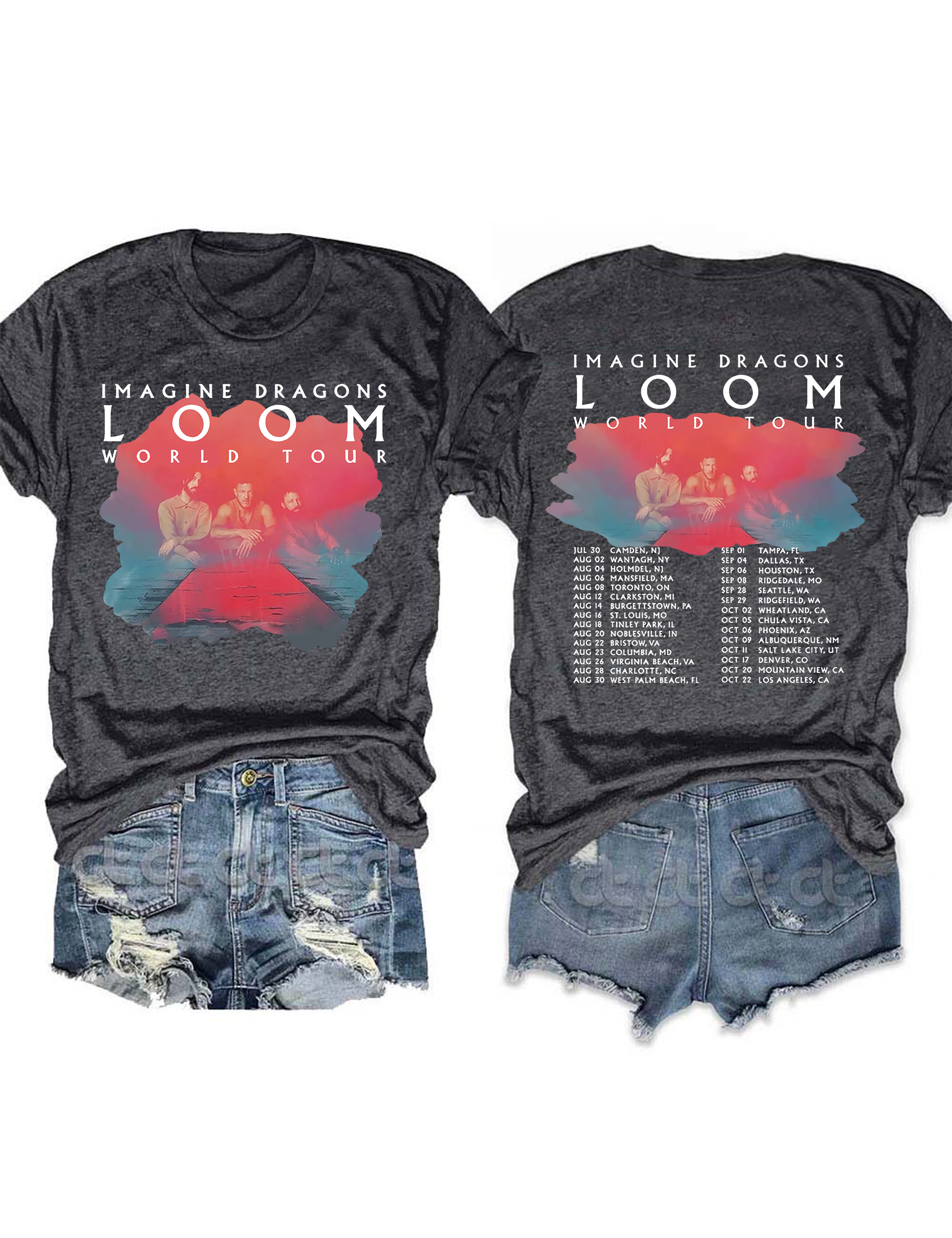 Imagine Dragons Loom World Tour 2024 T-Shirt