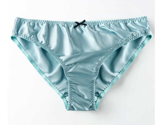 Men's Silk Simple Solid Color Panties