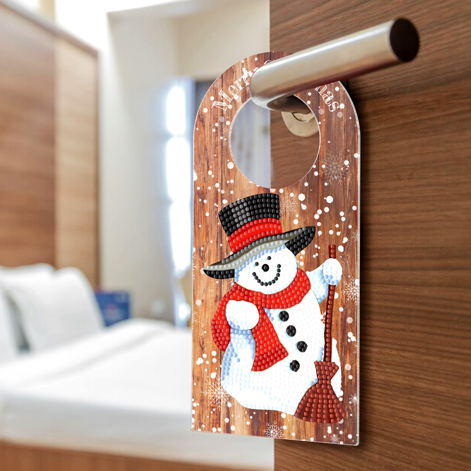 Diamond Painting wooden Triple Splint Hanging Ornaments