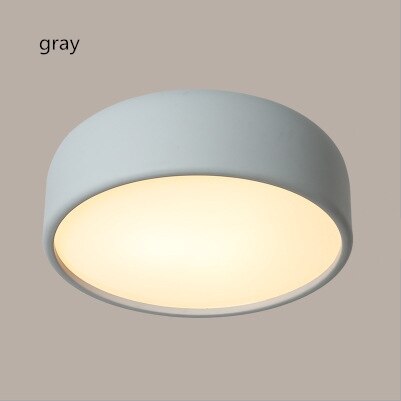 LED E27 Round Modern Ceiling Lamp Fixture Nordic Home Office Living ...