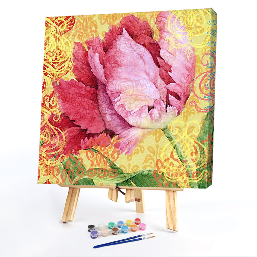 Flower(40*40CM)-Painting By Numbers