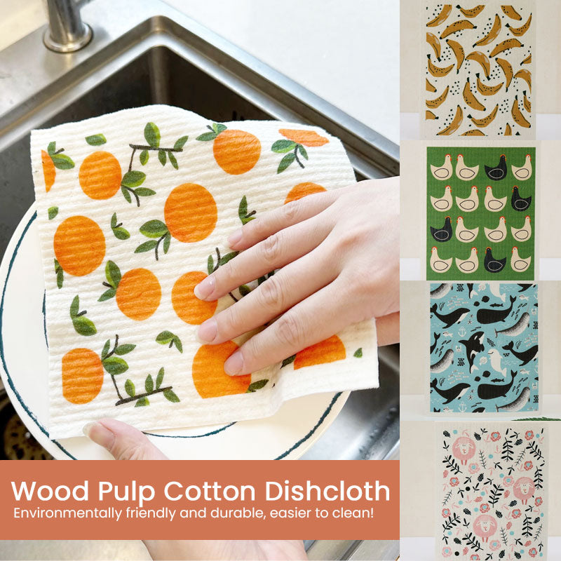 Wood pulp cotton rag