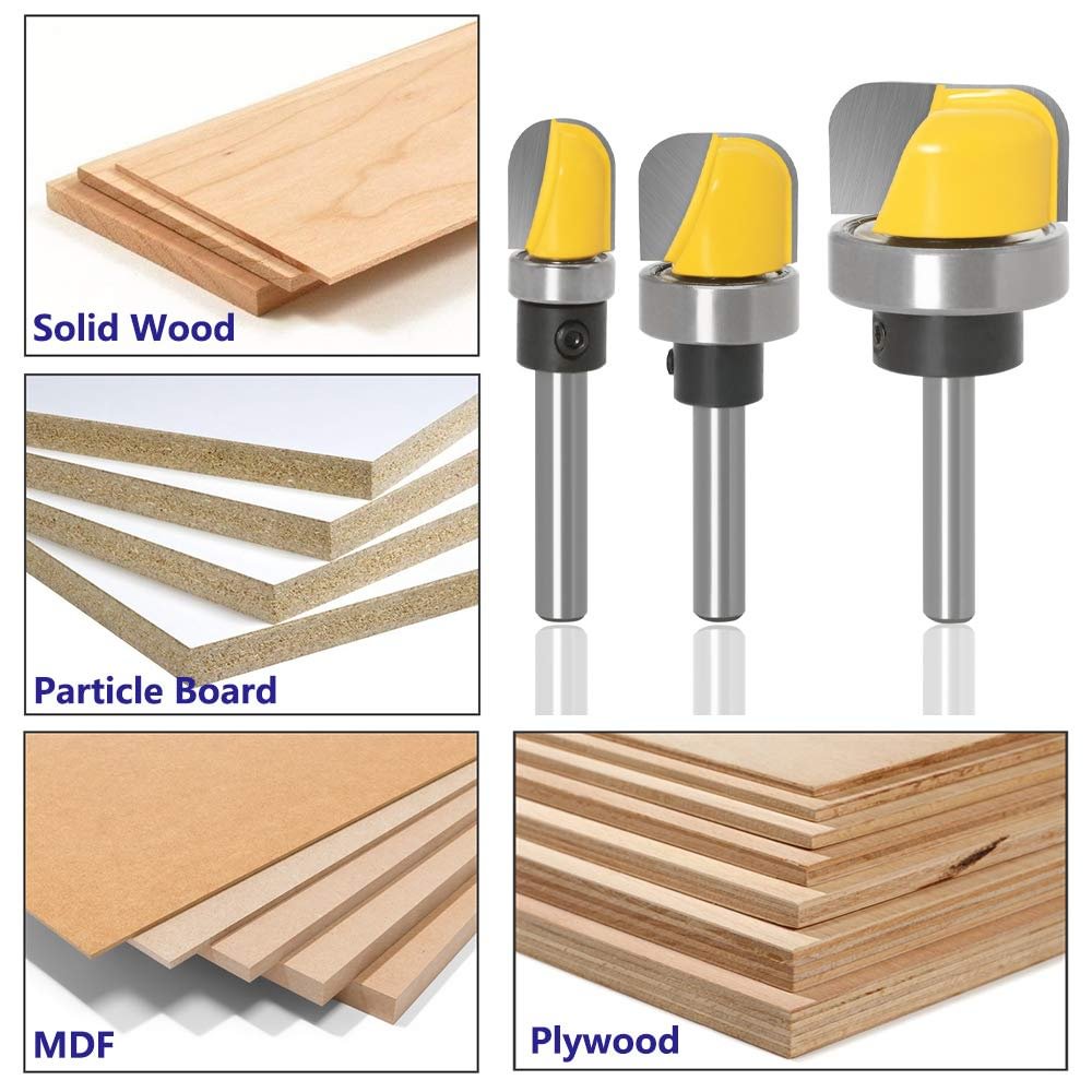 Shank Bowl and Tray Template Router Bit