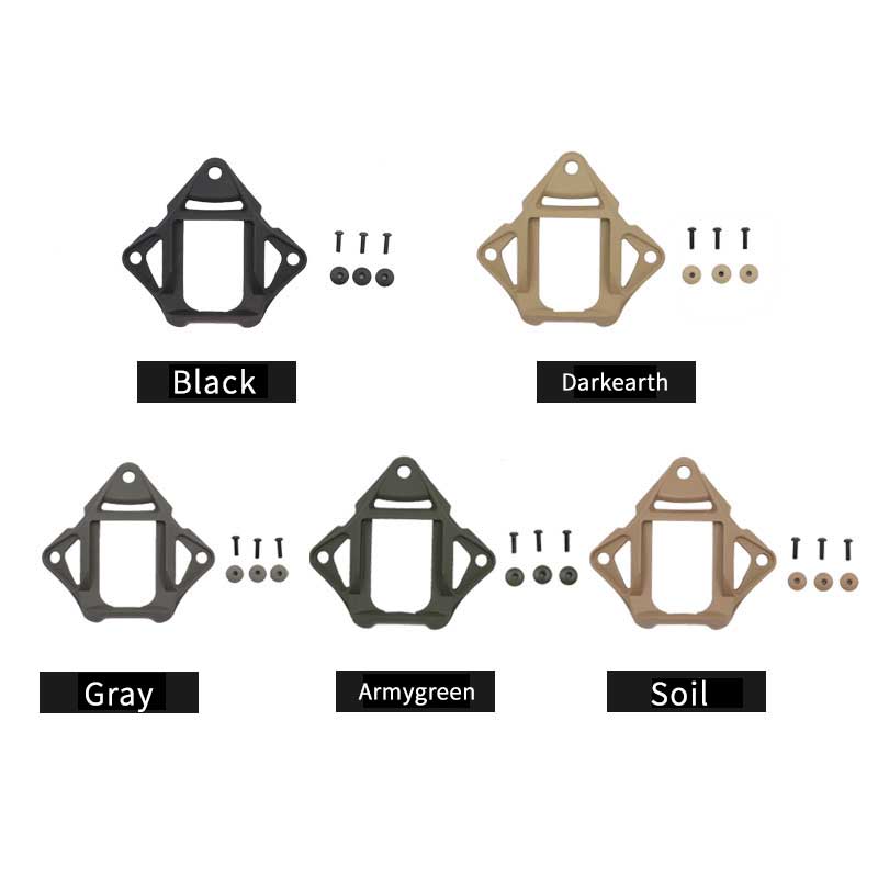 AF/FAST Tactical Helmet Simulated Metal Cuttlefish Dried Base Attachment