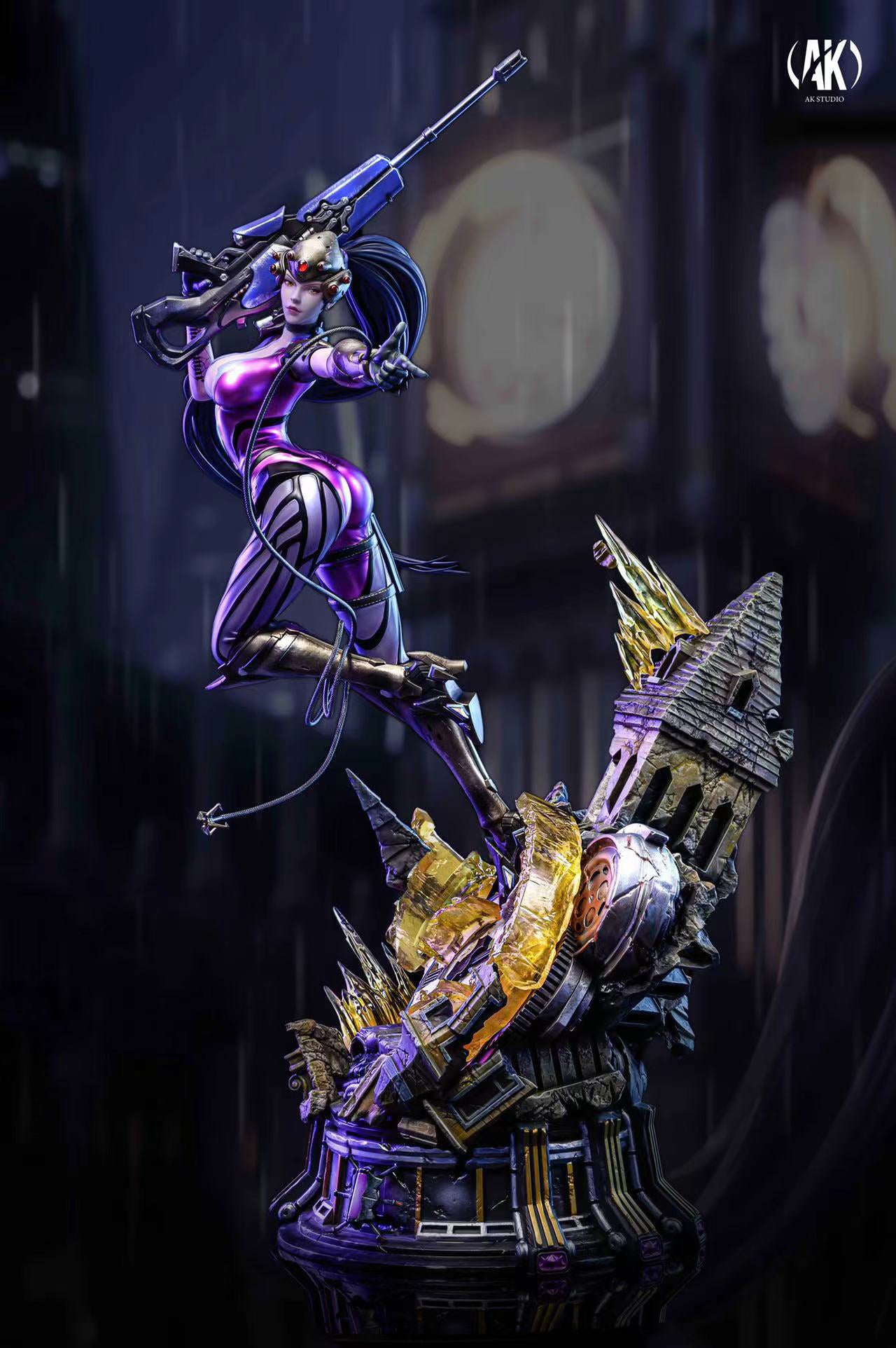 1/6 & 1/4 Scale Widowmaker with LED - Overwatch Resin Statue - AK ...