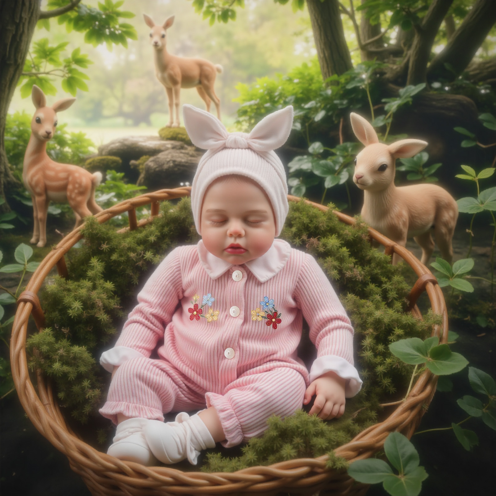 [New] 20" Realistic Reborn Baby Doll Mekuin Girl Doll with Chubby and ...