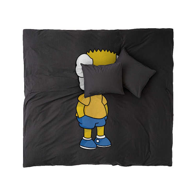Cool Simpson Kaws, Kaws Duvet Cover Set
