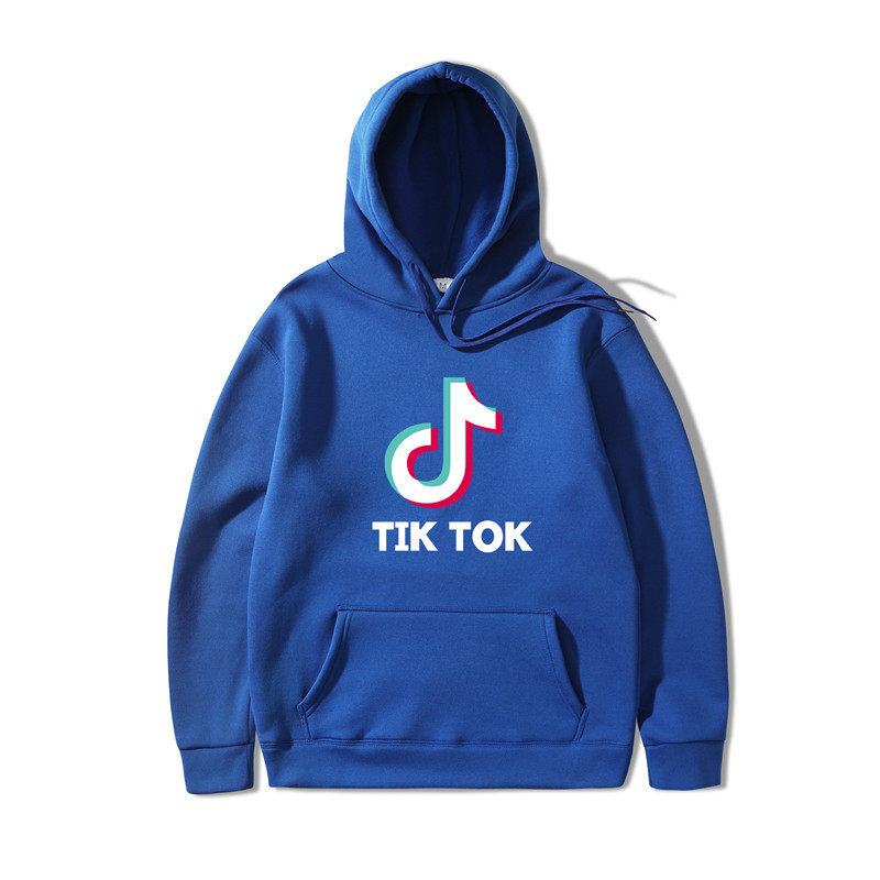 Tik Tok Logo Hoodie Sweatshirt Unisex Pullover