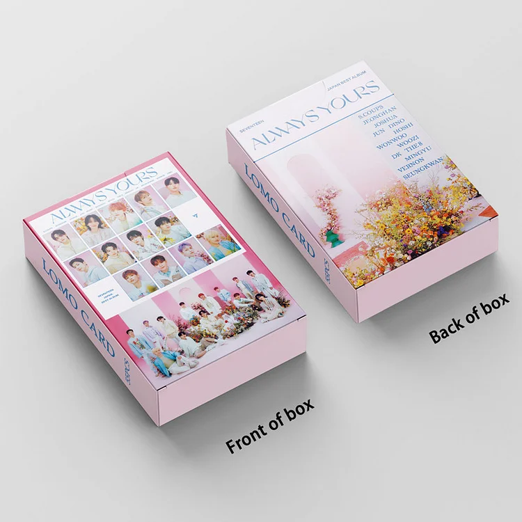 SEVENTEEN Japan Album Always Yours 55 Sheets Photocard