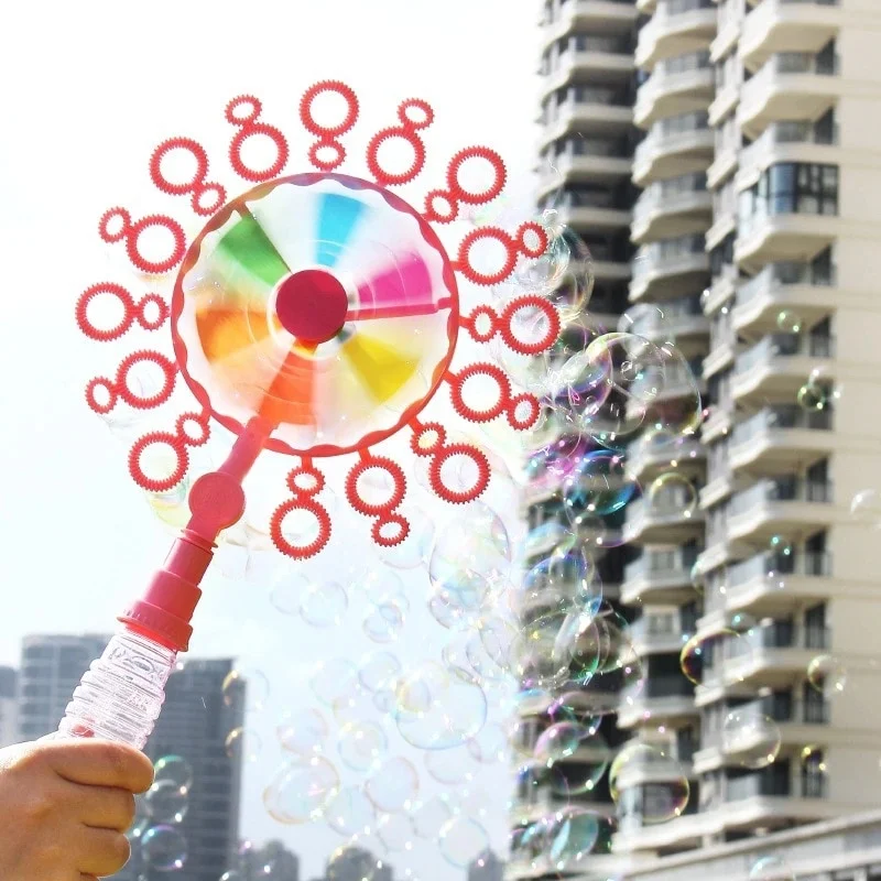 Pinwheel Bubble Machine