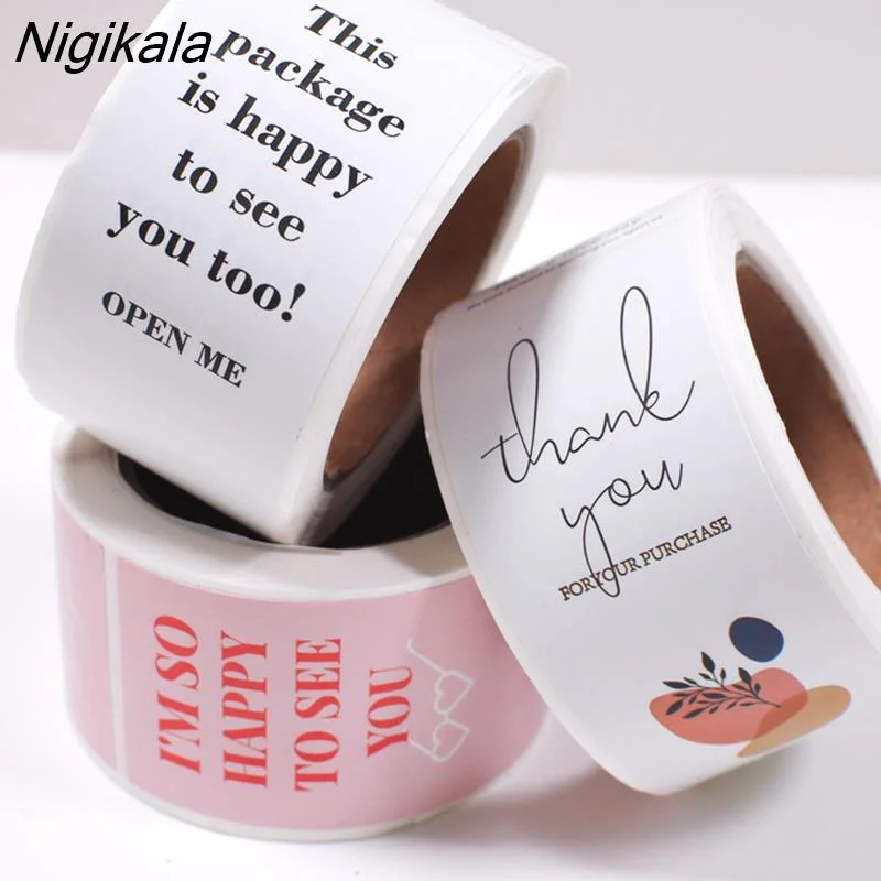 Nigikala This Package Is Happy To See You Too Stickers Small Business ...
