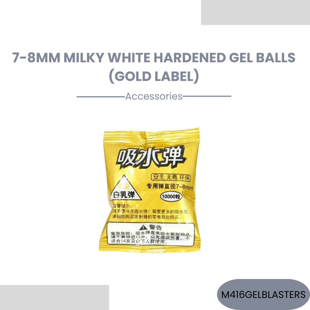 7-8mm Milky White Hardened Gel Balls – Gold Label | 10,000 Pcs for Gel ...