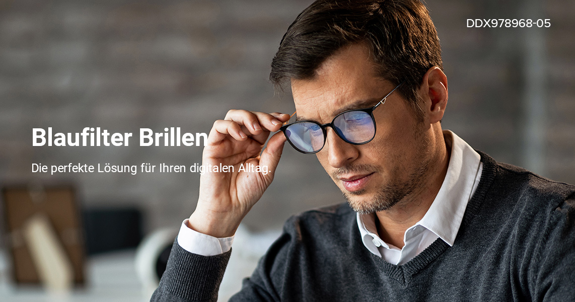 Blaufilter Brillen, Blau Filter Brille ohne Stärke