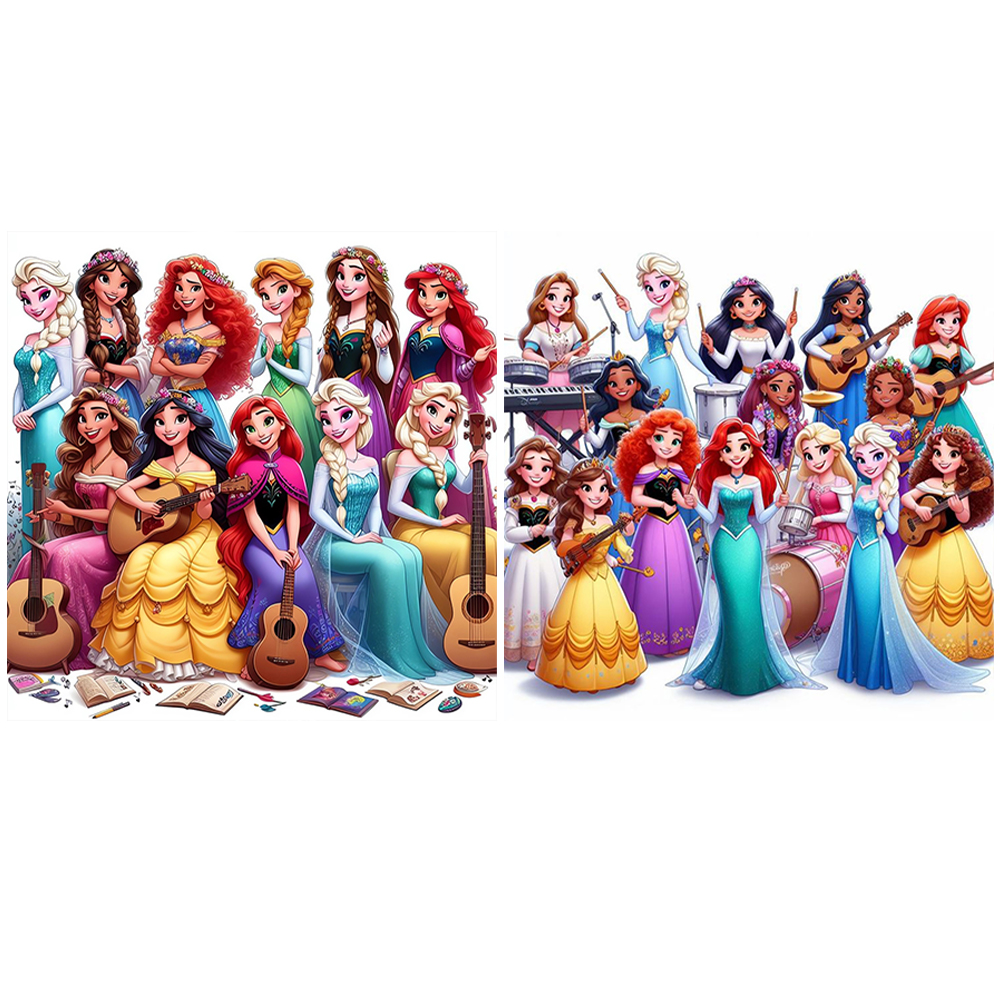 Full Round Drill Diamond Painting -Disney Princess - 40*40cm