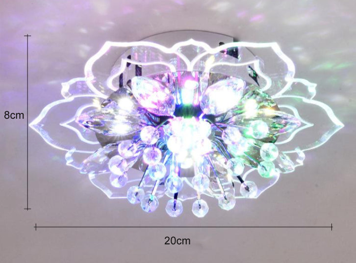 Small crystal lamp corridor lamp modern minimalist living room lamp ...