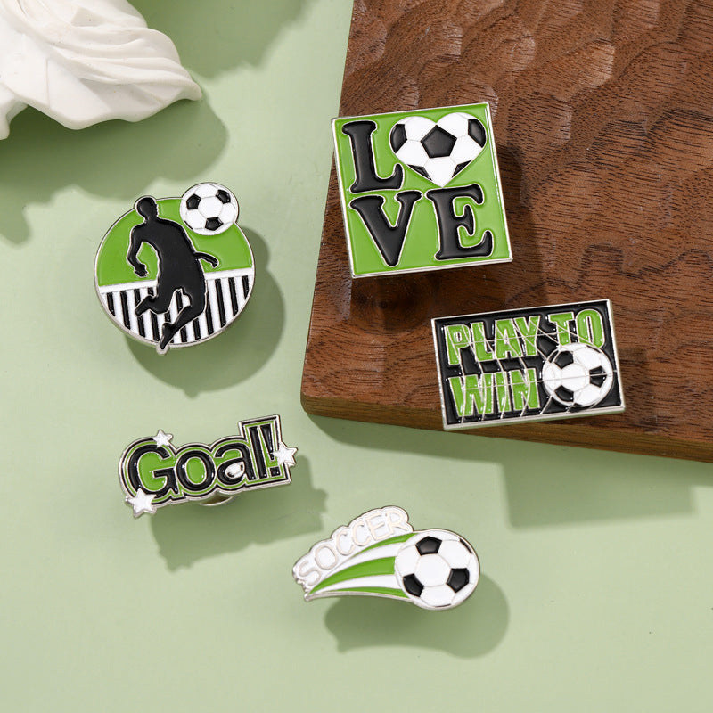Creative Football Lovers Pins