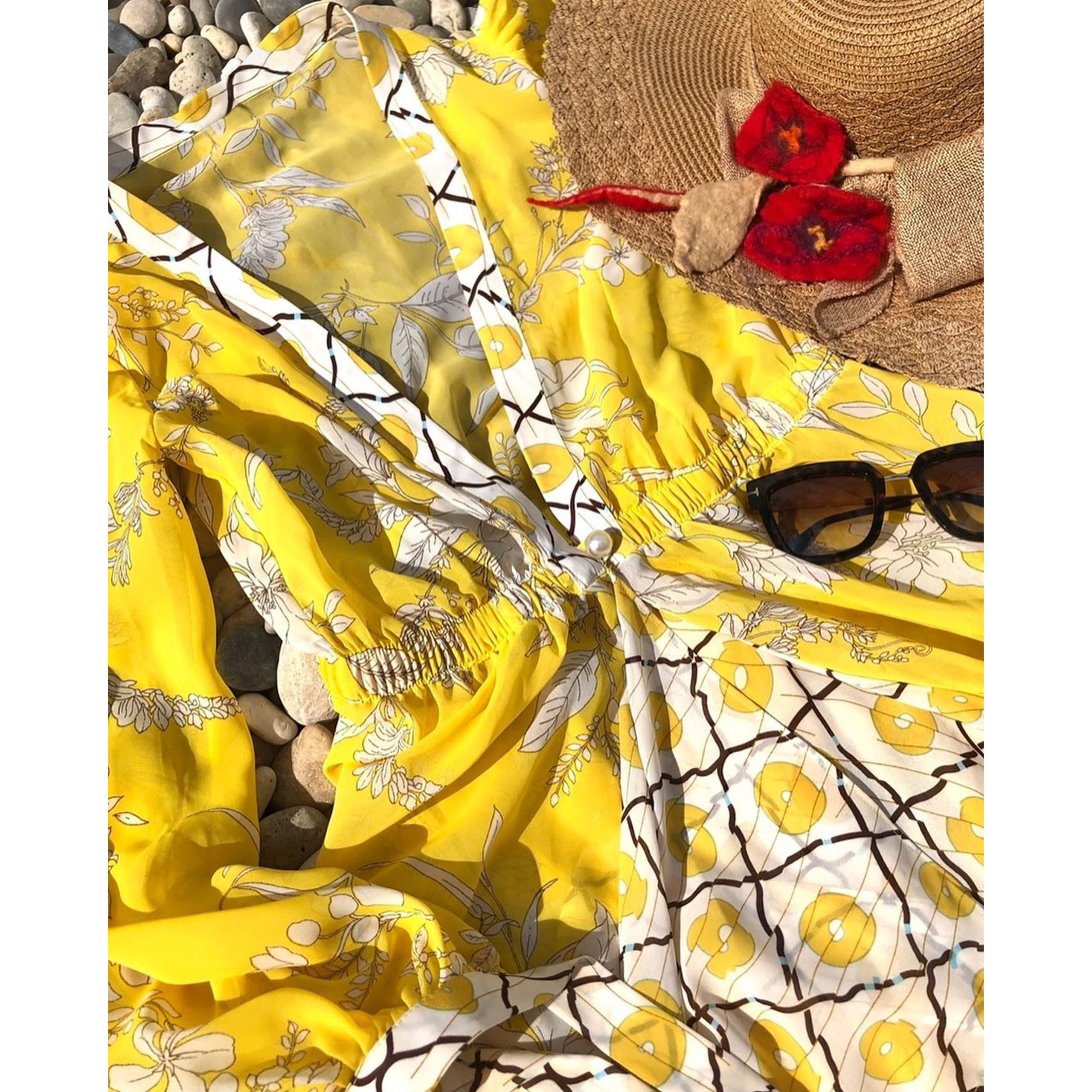 Lace up Beach Holiday Cover Up - Ladylim