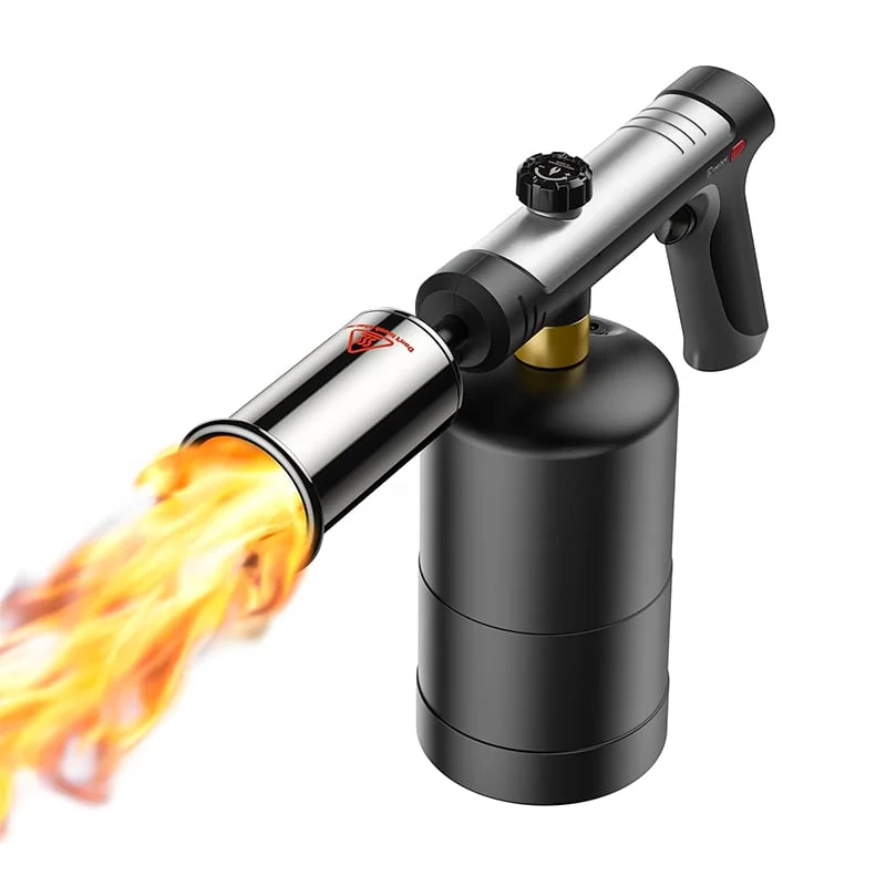 Saker® Propane Torch with Max Flame Button, Triple Safety Guard Blow ...