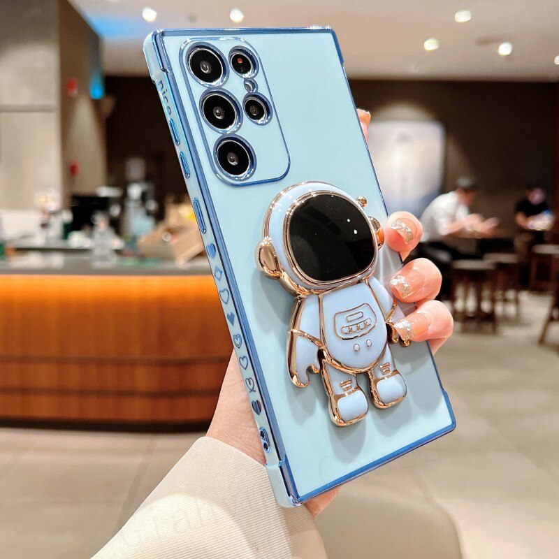 Nigikala Camera Corner Protection Astronaut Holder Phone Case For ...