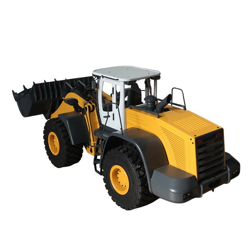 Remote-controlled hydraulic loader