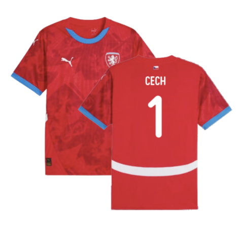 Czech Republic Petr Cech 1 Home Shirt Kit Euro 2024