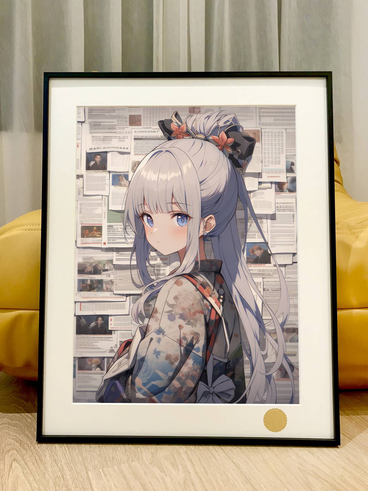 Swan Princess Kamisato Ayaka Wall Art: Show Your Love for Genshin ...