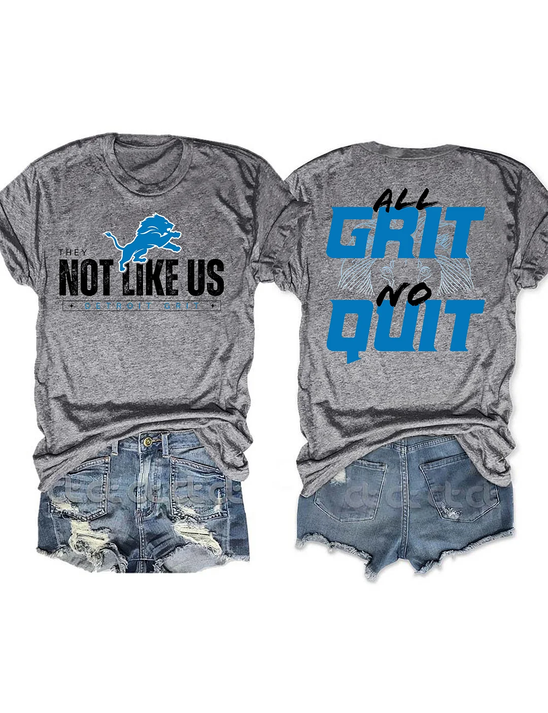 Detroit All Grit No Quit T-Shirt
