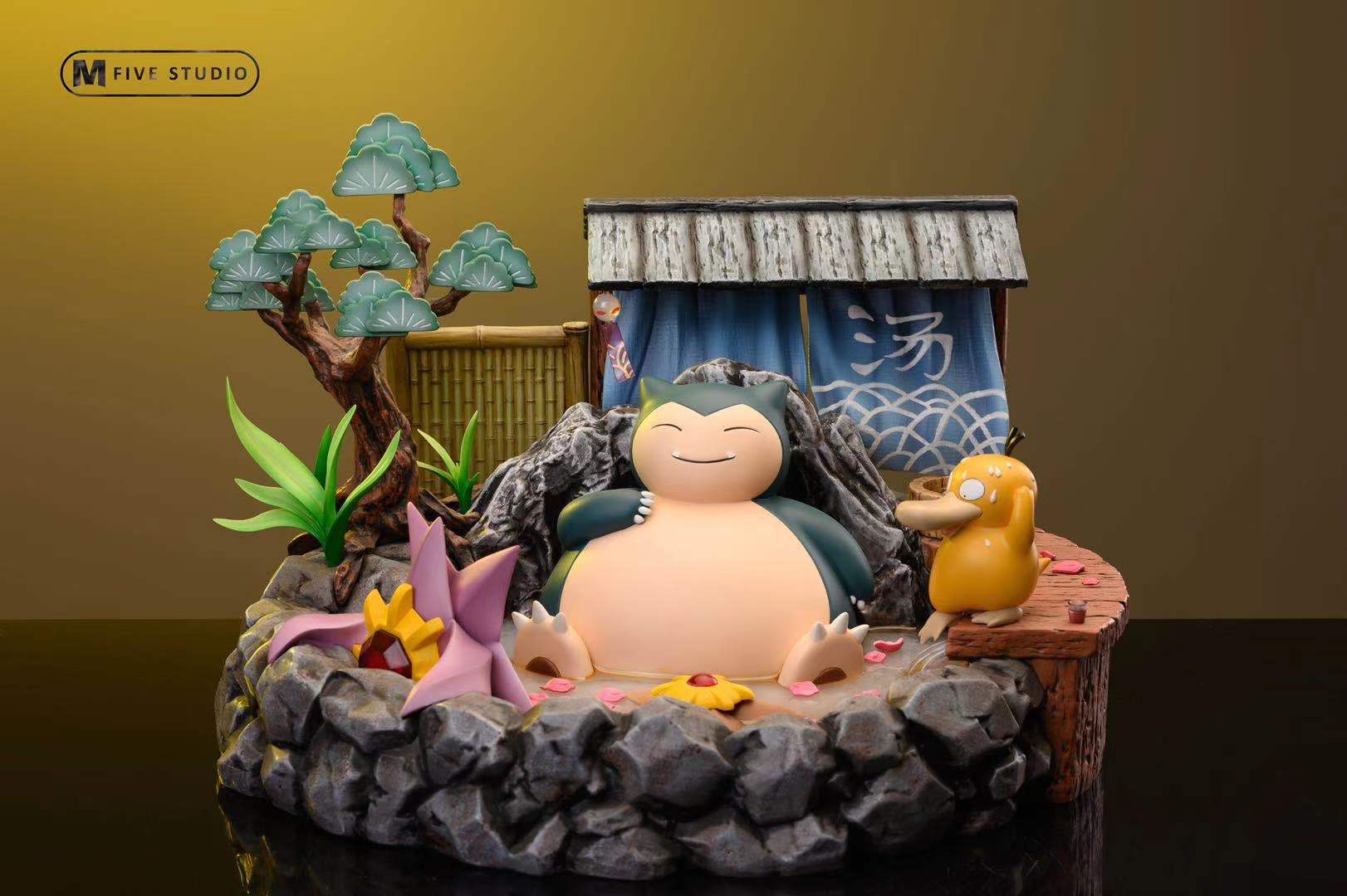 Spa Snorlax - Pokemon Resin Statue - M5 Studios [In Stock]
