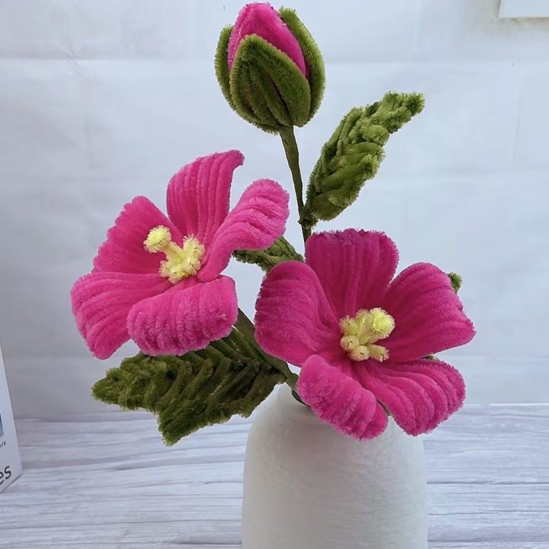 DIY Pipe Cleaners Kit - Hibiscus