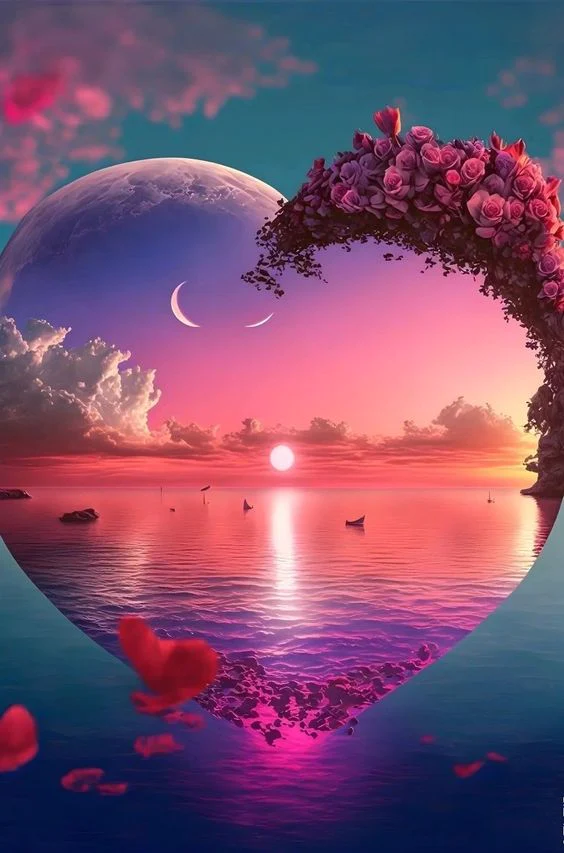 AB Diamond Painting | Heart Of Color Sea