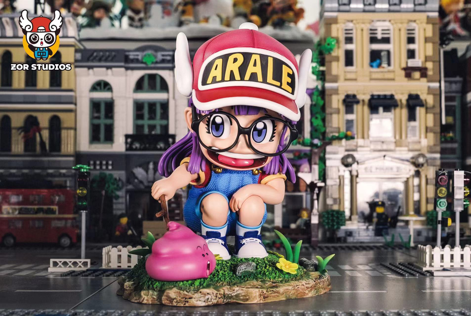 Poke The Poop Arale Norimaki Arare/ Arale - Dr. Slump Resin Statue ...