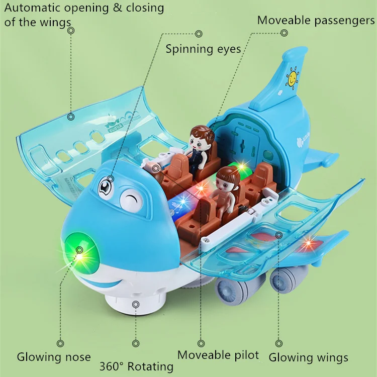 360° Rotating Electric Toy Plane