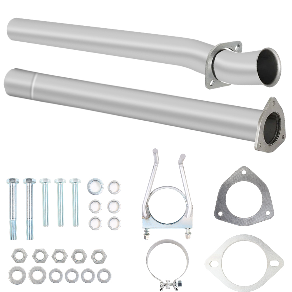 4" 2011-2023 Ford 6.7 Powerstroke DPF Delete Race Pipe w/Muffler