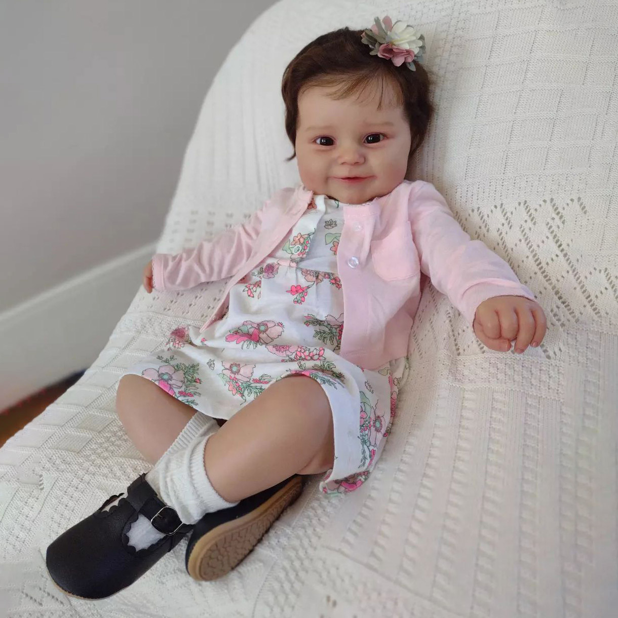 [Heartbeat Coos and Breath] 20" Reborn Toddler Realistic Baby Doll Girl ...