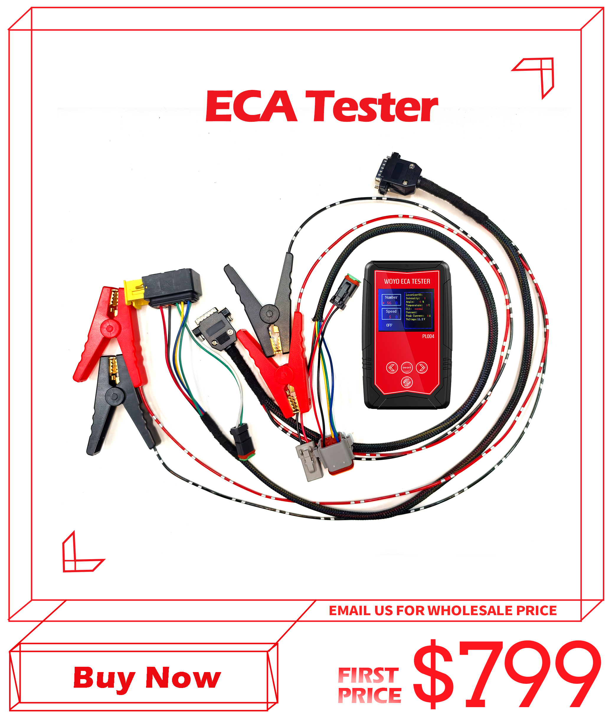 WOYO PL004 For Scania ECA Tester Electric Clutch Actuator Tester Tool ...