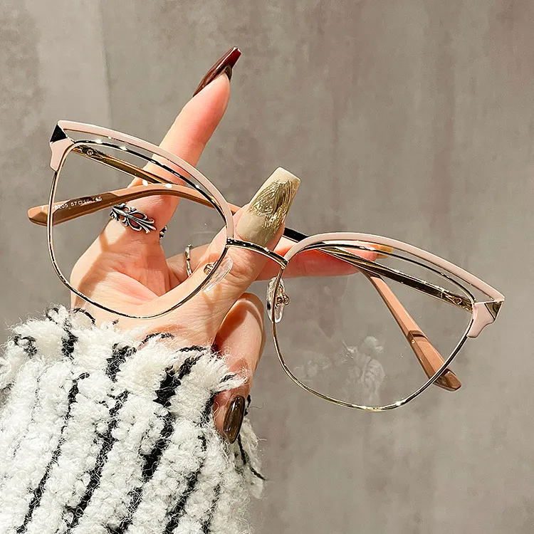 Anti Blue Light Nearsighted Glasses For Women Optical Myopia Eyeglasses ...